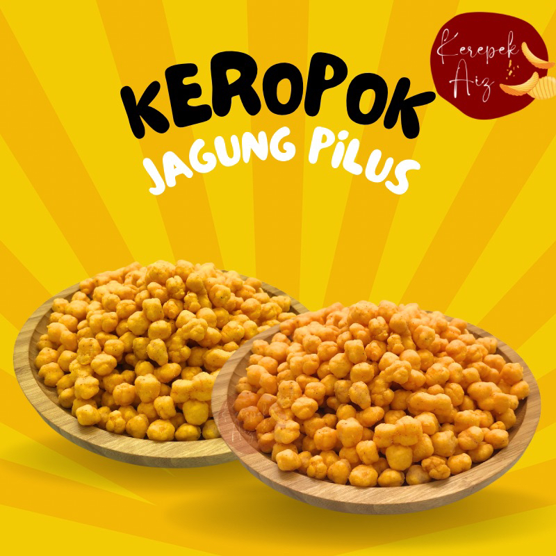 Keropok Jagung Pilus Original Pedas 500g | Shopee Malaysia