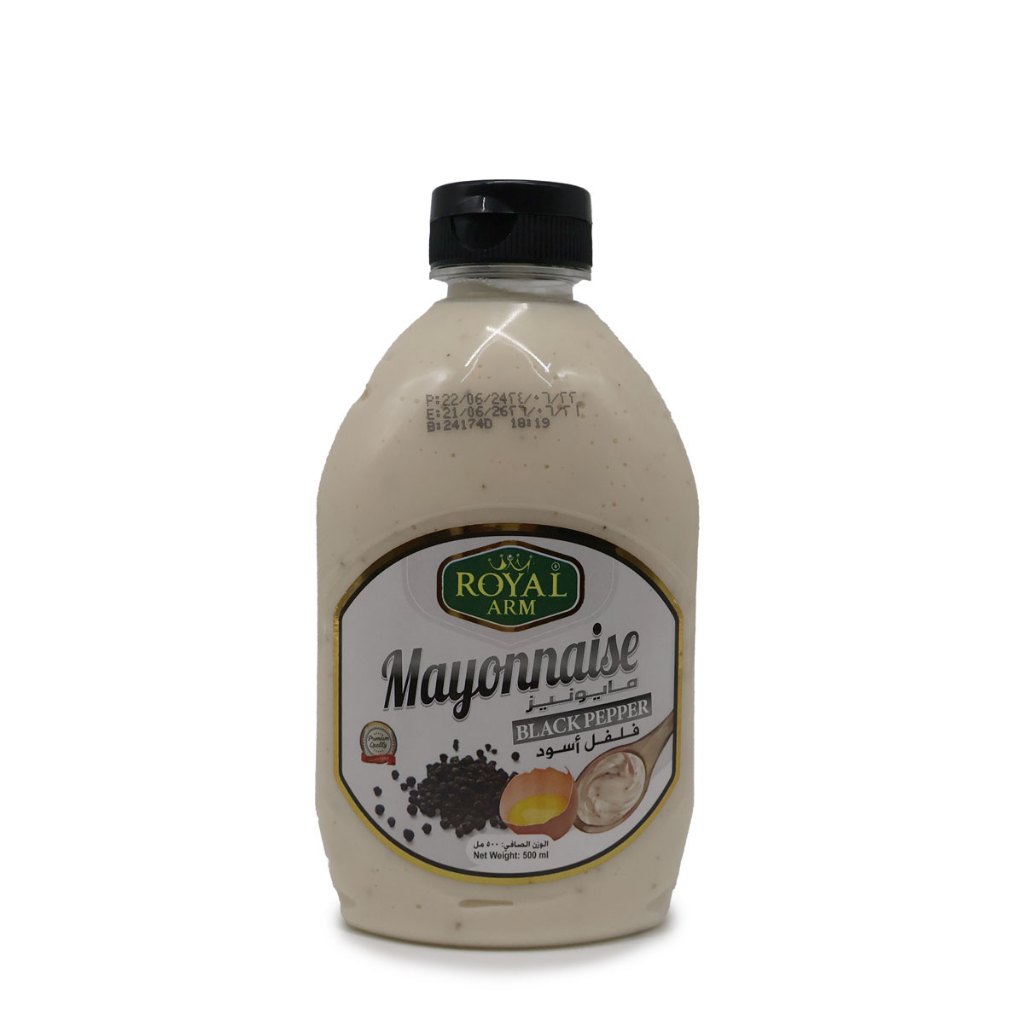 ROYAL ARM Mayonnaise With black Pepper 500ML PREMIUM QUALITY TASTE ...