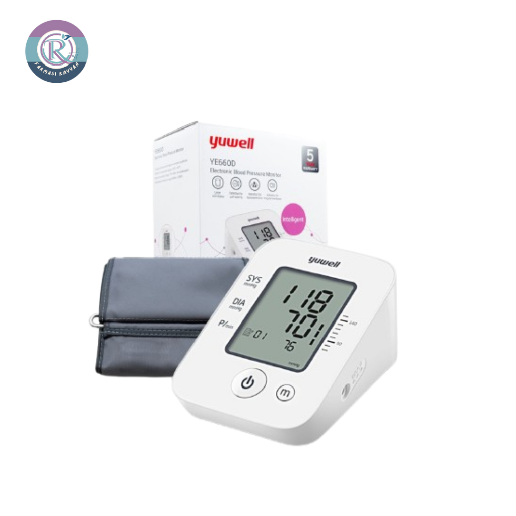Yuwell Electronic Blood Pressure Monitor YE660D | Shopee Malaysia