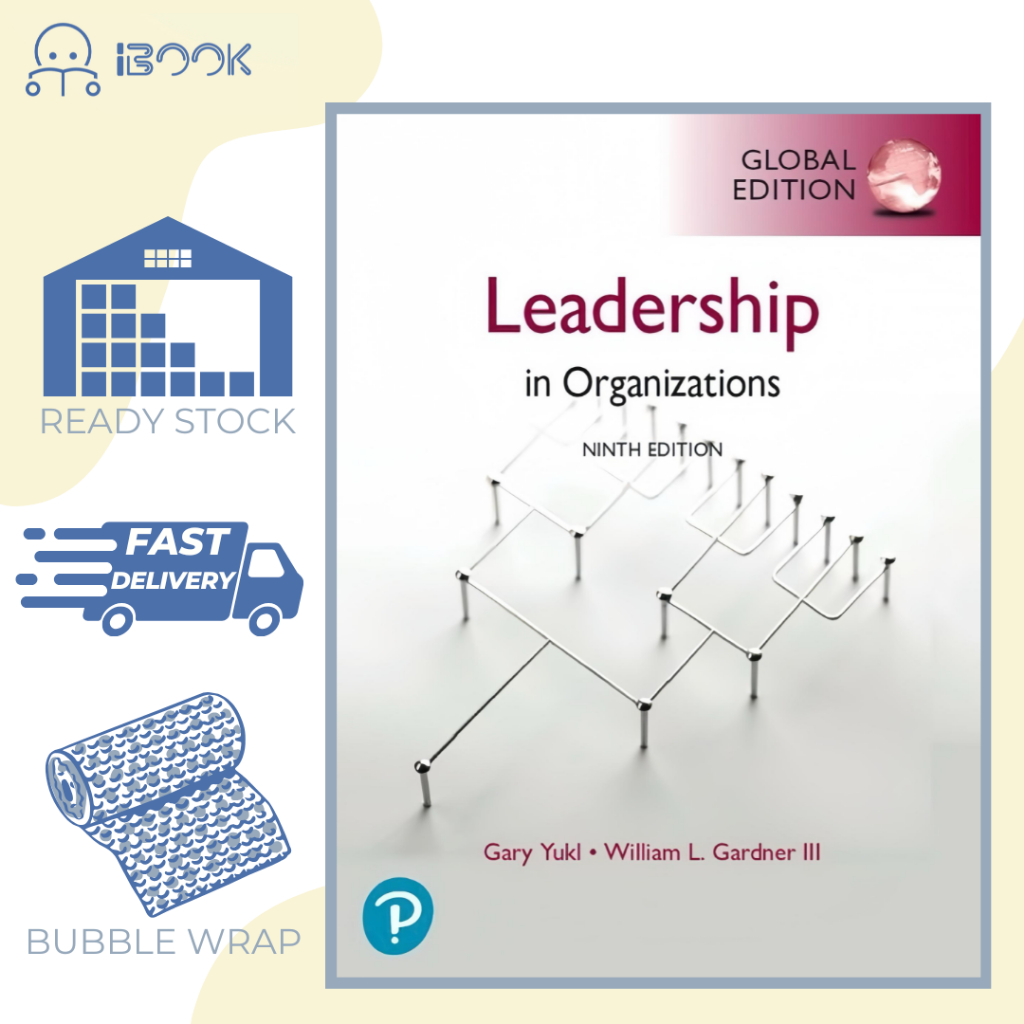 PEARSON Leadership in Organizations, 9 Edition by Gary Yukl | Shopee ...