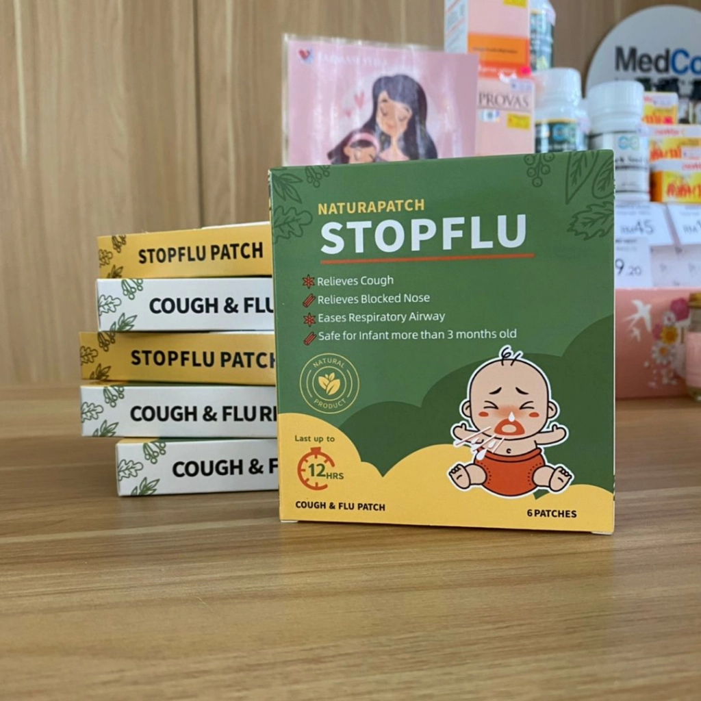 NEW STOCK NUTURAPATCH STOPFLU COUGH BABY BLOCKED NOSE PELEKAT BATUK ...