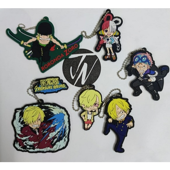 Official One Piece Monkey D. Luffy Sanji Zoro Uta Law Usop Rubber ...