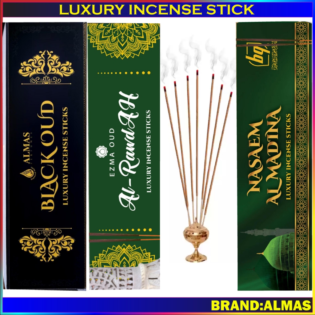 STANGGI/AGARBATI/LUXURY INCENSE STICK ALMAS FRAGRANCE EXCLUSIF | Shopee ...