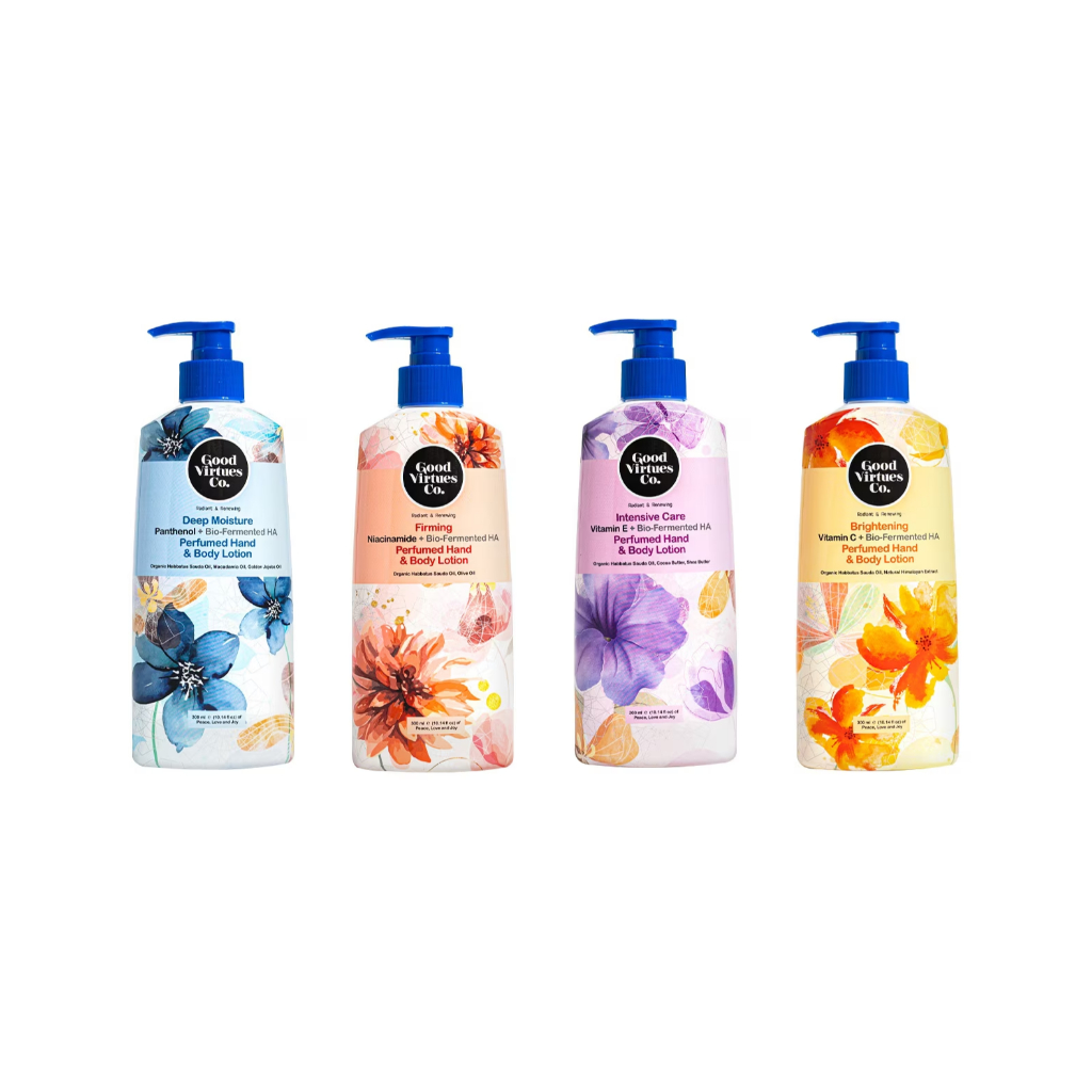 🪷 GOOD VIRTUES CO : Perfumed Hand & Body Lotion "Assorted" - 300ml 🪷 ...