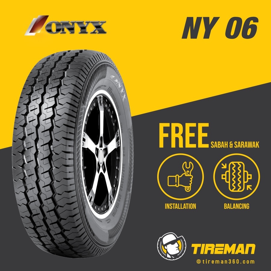 Onyx NY06 215/75R16C Tyre Inch Tayar Tire (FREE INSTALLATION/Delivery) SABAH SARAWAK Nissan NV ...