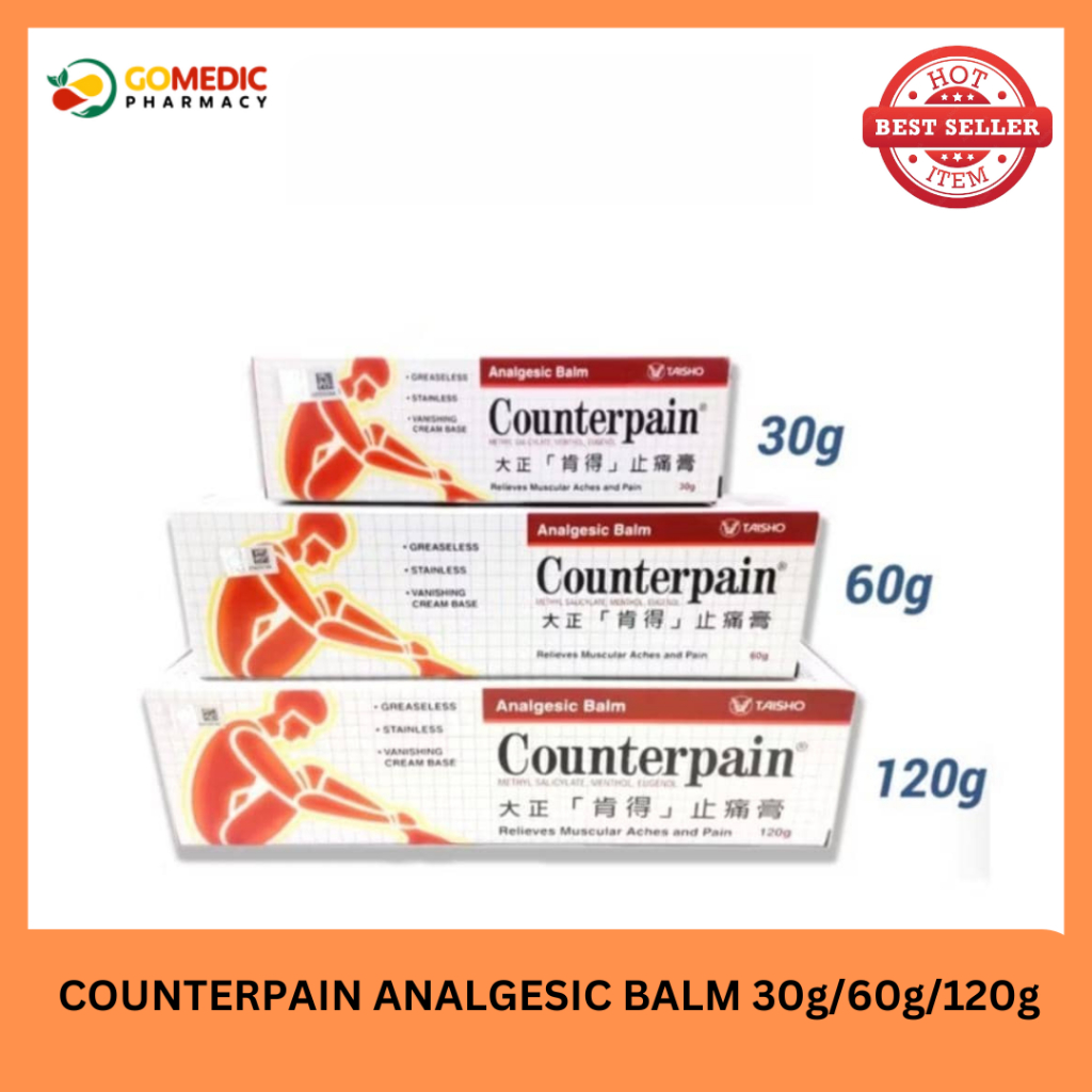 COUNTERPAIN ANALGESIC BALM 30g/60g/120g | Shopee Malaysia