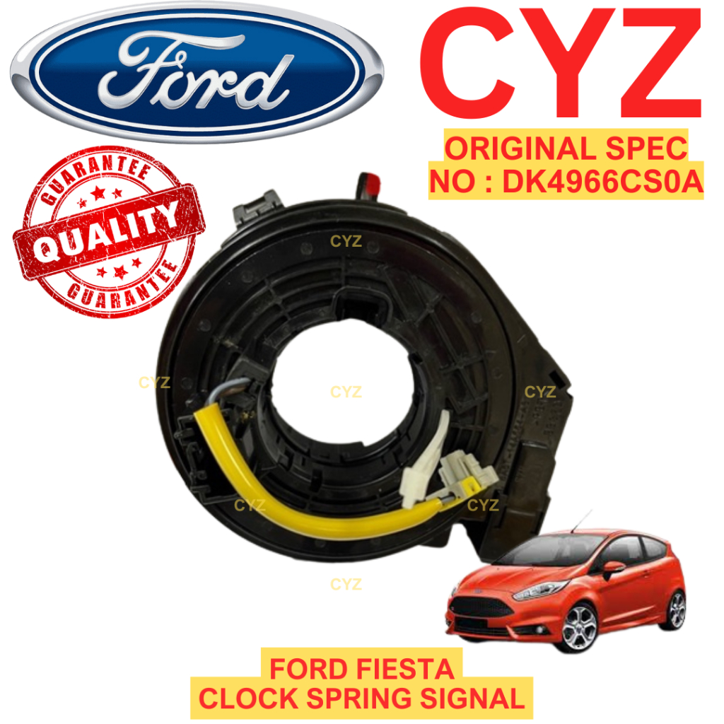Clock Spring Spiral Cable FORD FIESTA DK4966CS0A Horn Airbag Hon ...
