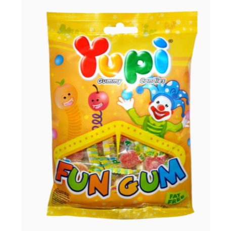 YUPI GUMMY CANDY WITH VARIANT FLAVOR (FUN GUM/COLA ICED/NEON STIX ...
