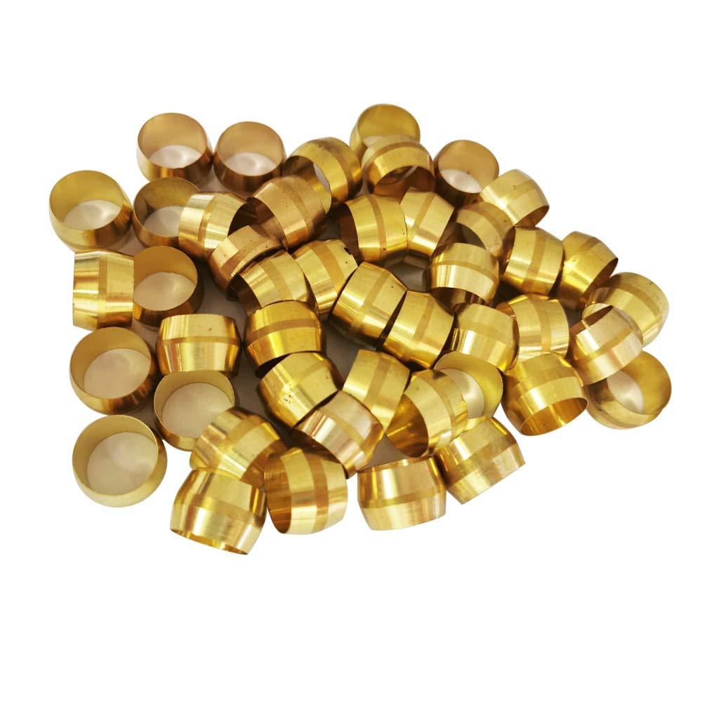 BRASS COMPRESSION SLEEVES 1/8'' ~ 1/2'' 50PCS / 100PCS | Shopee Malaysia