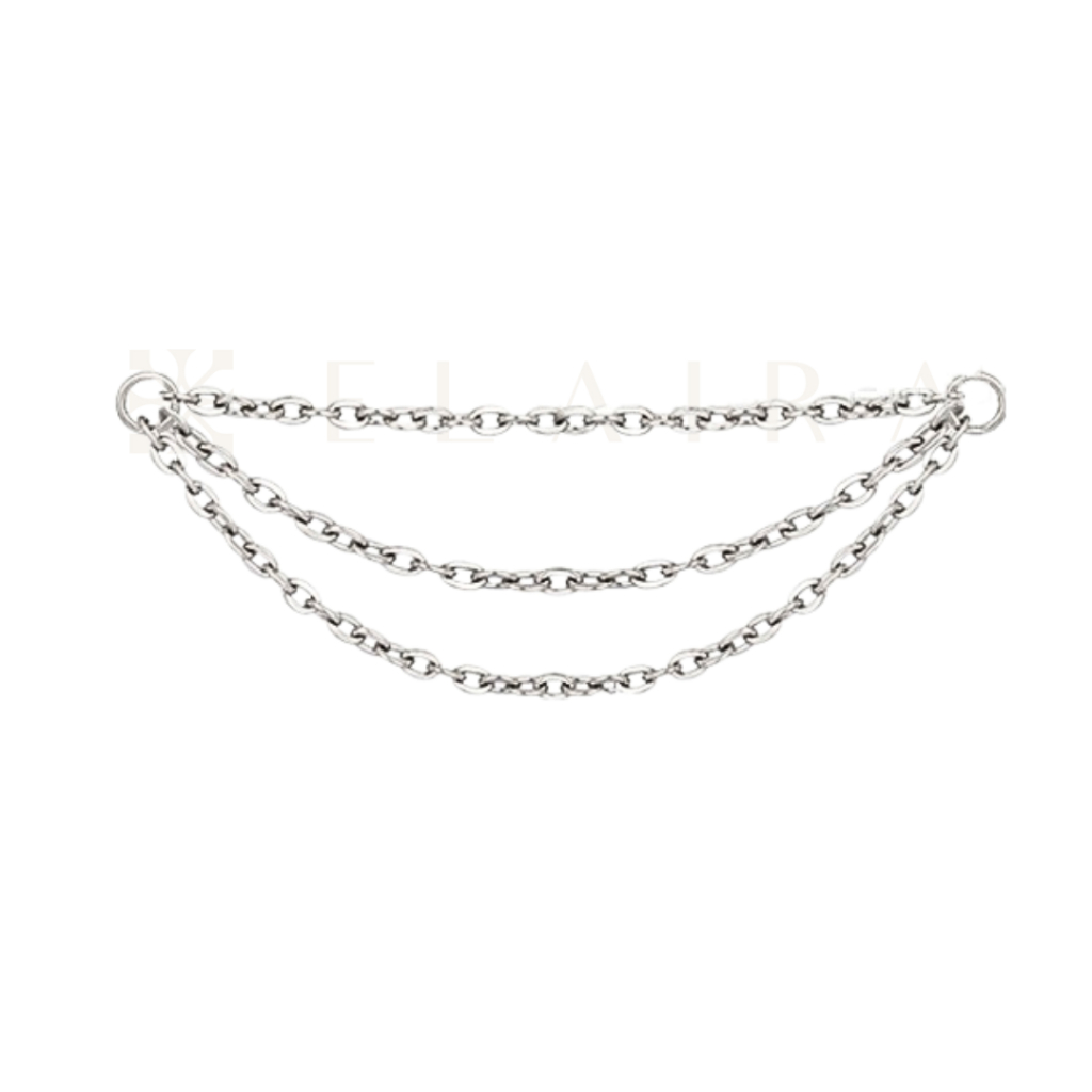 Titanium Triple Chains | Shopee Malaysia