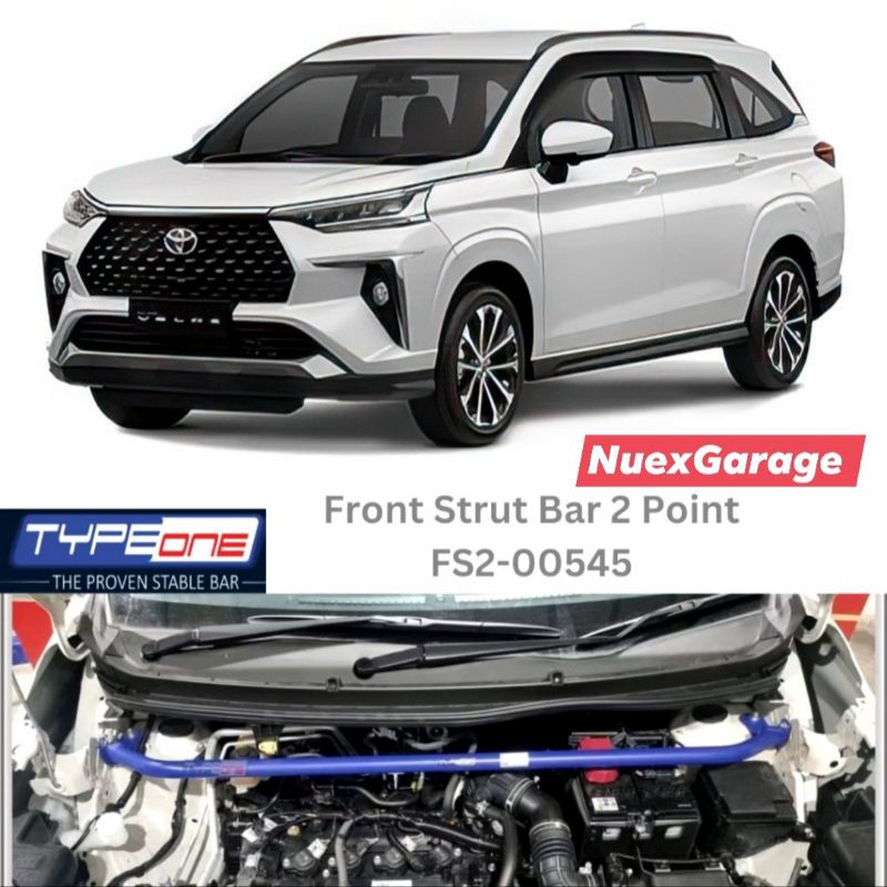 Alza Lama Alza Baru Toyota Veloz Front Strut Bar TypeOne | Shopee Malaysia
