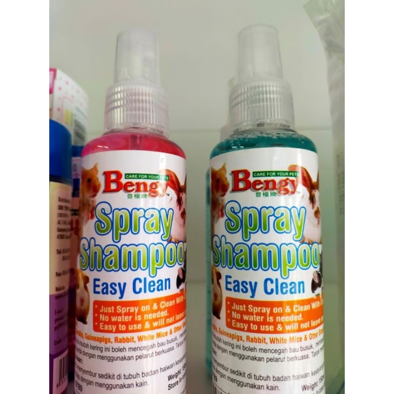 Bengy Spray Shampoo for Hamster / Rabbit (120ml) | Shopee Malaysia