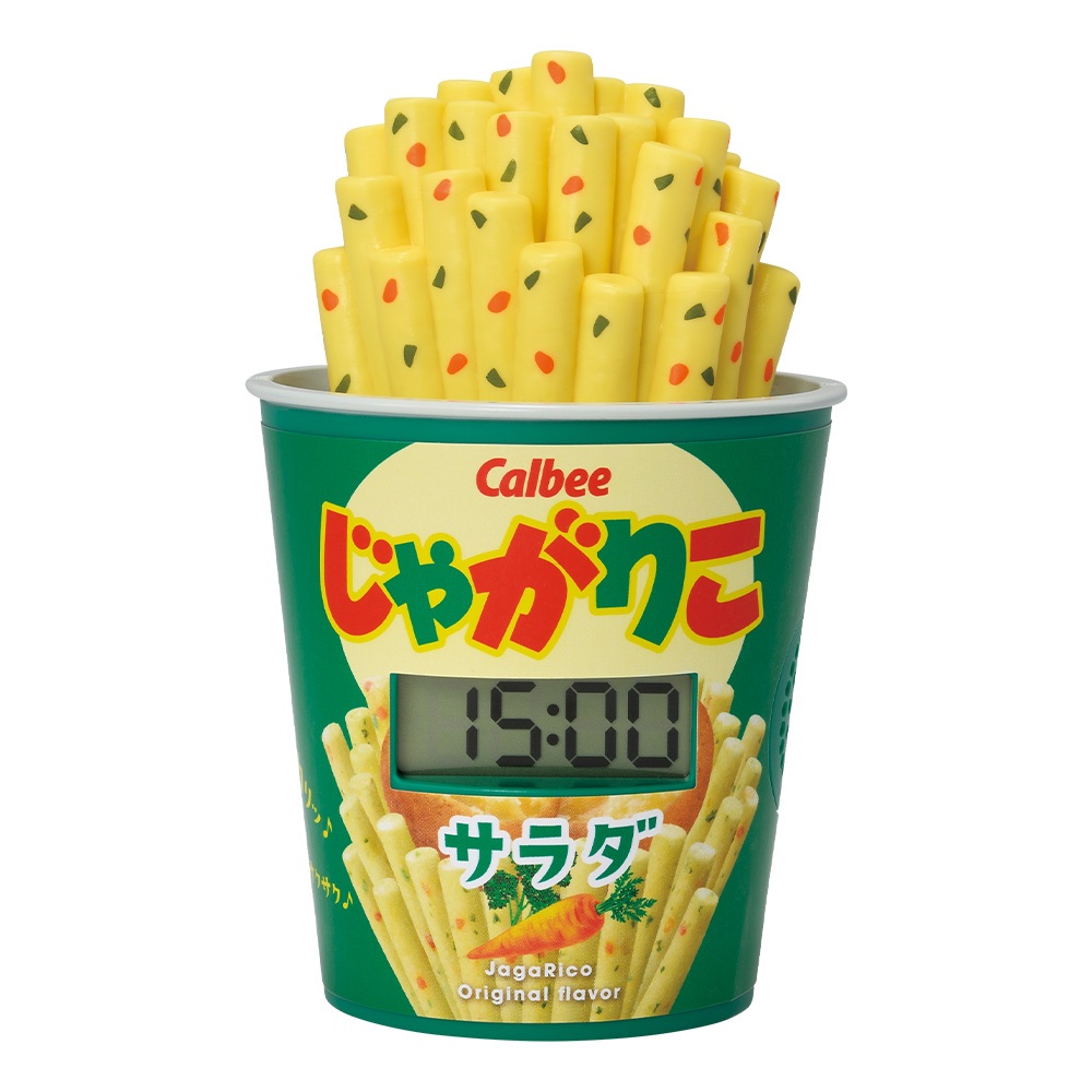 BANDAI Ichiban Kuji Calbee Last prize: Life-size Jagariko ASMR clock ...