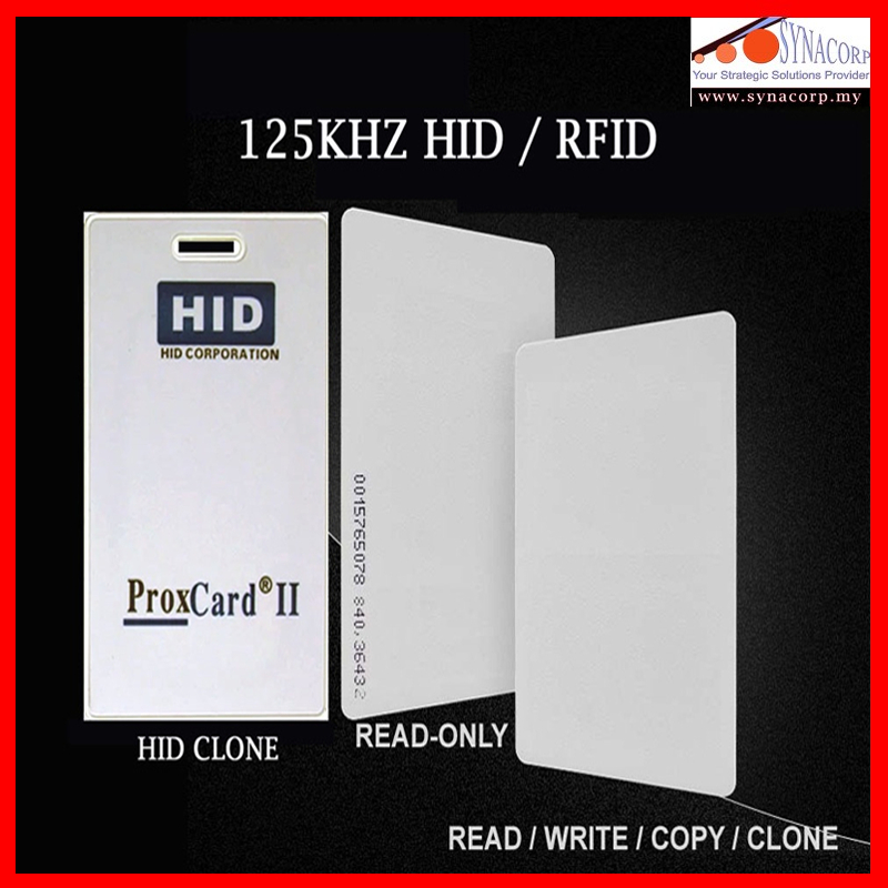 125KHZ (ID) RFID / HID PROXCARD II 1326 / MIFARE DUAL CARD EM4100 ...