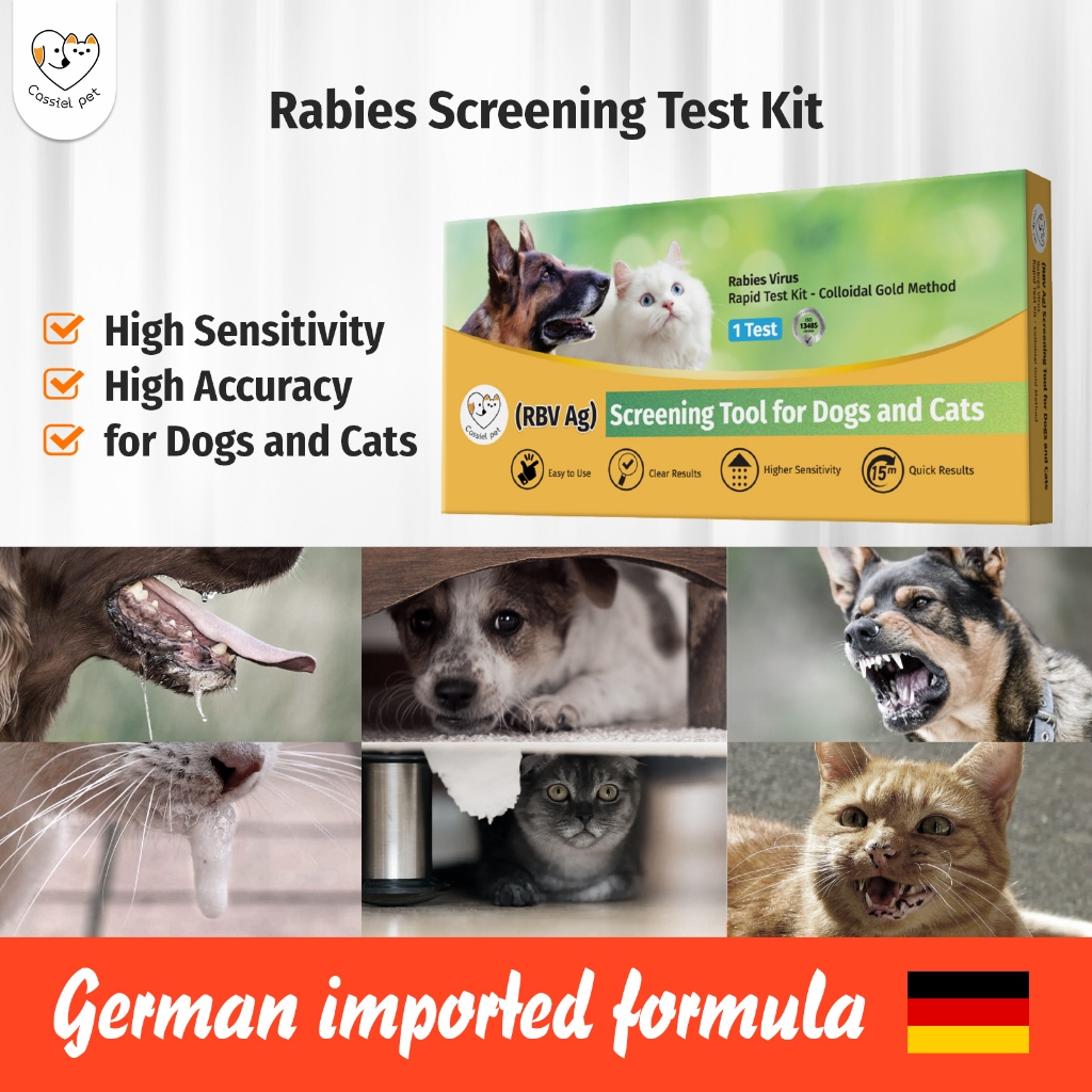 Cassiel Pet Test Kit RBV Test Paper Rabies Virus Rapid Test For RABIES ...