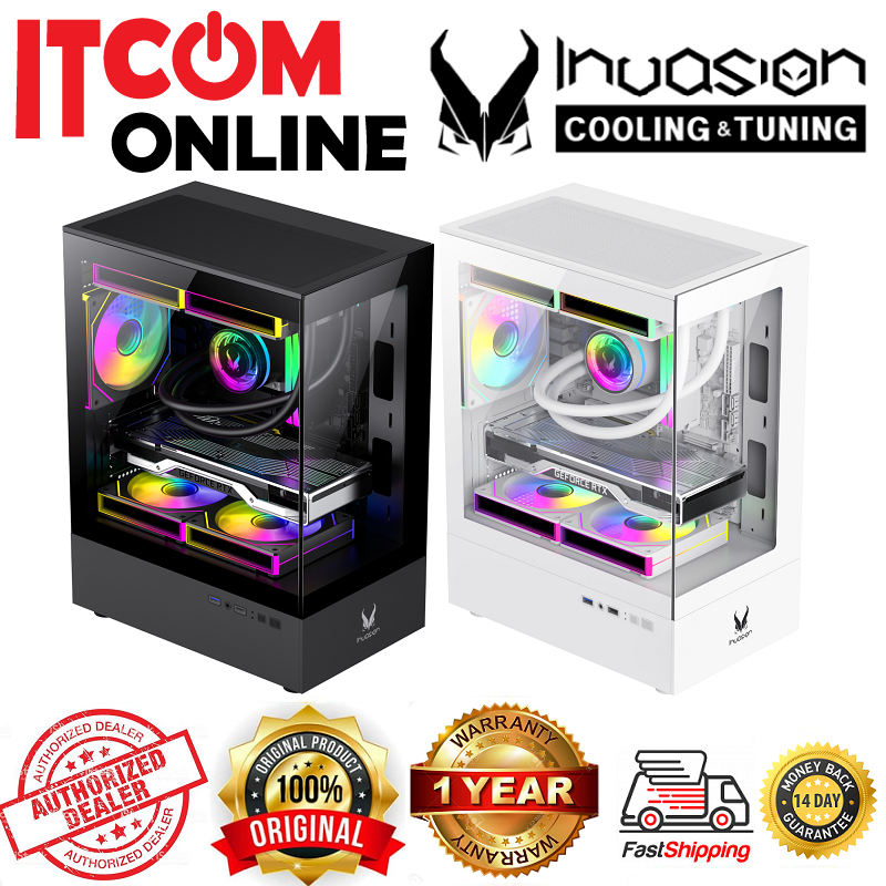 INVASION S-1000 TG MATX CASING (CS-INV-S-1000-BK/CS-INV-S-1000-WH) BLK ...