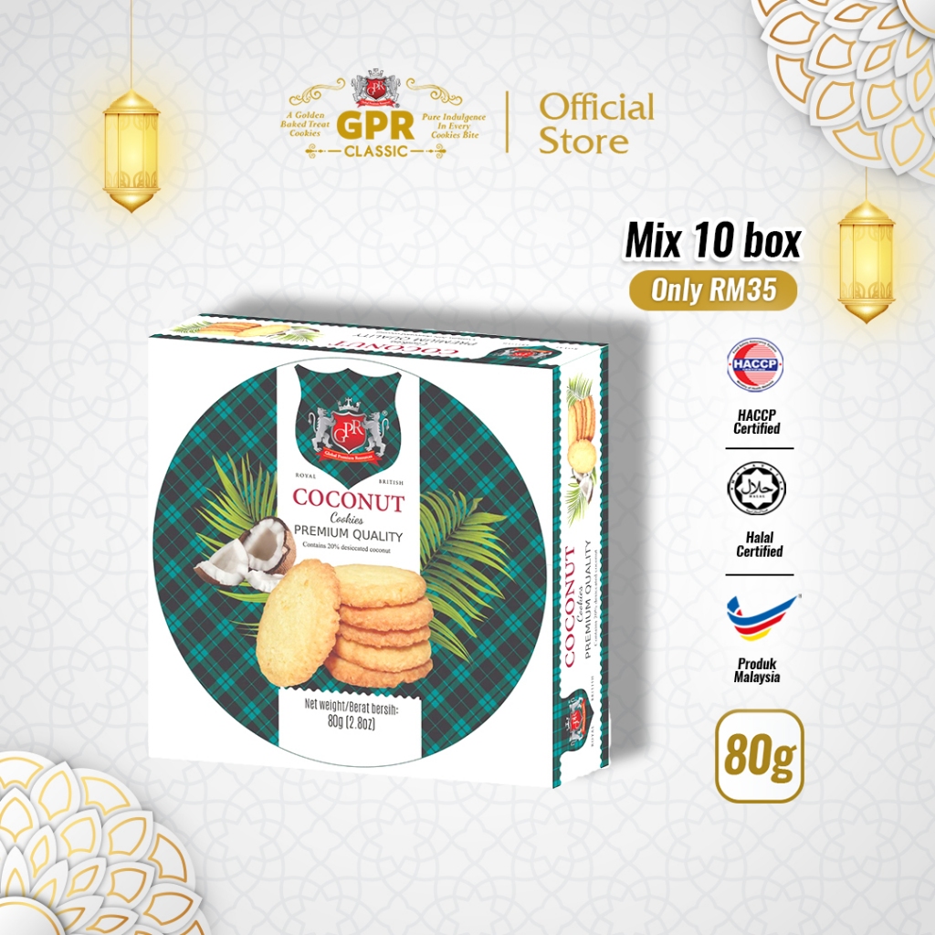 GPR Classic Coconut Cookies (80g) – Wedding Doorgift | Shopee Malaysia