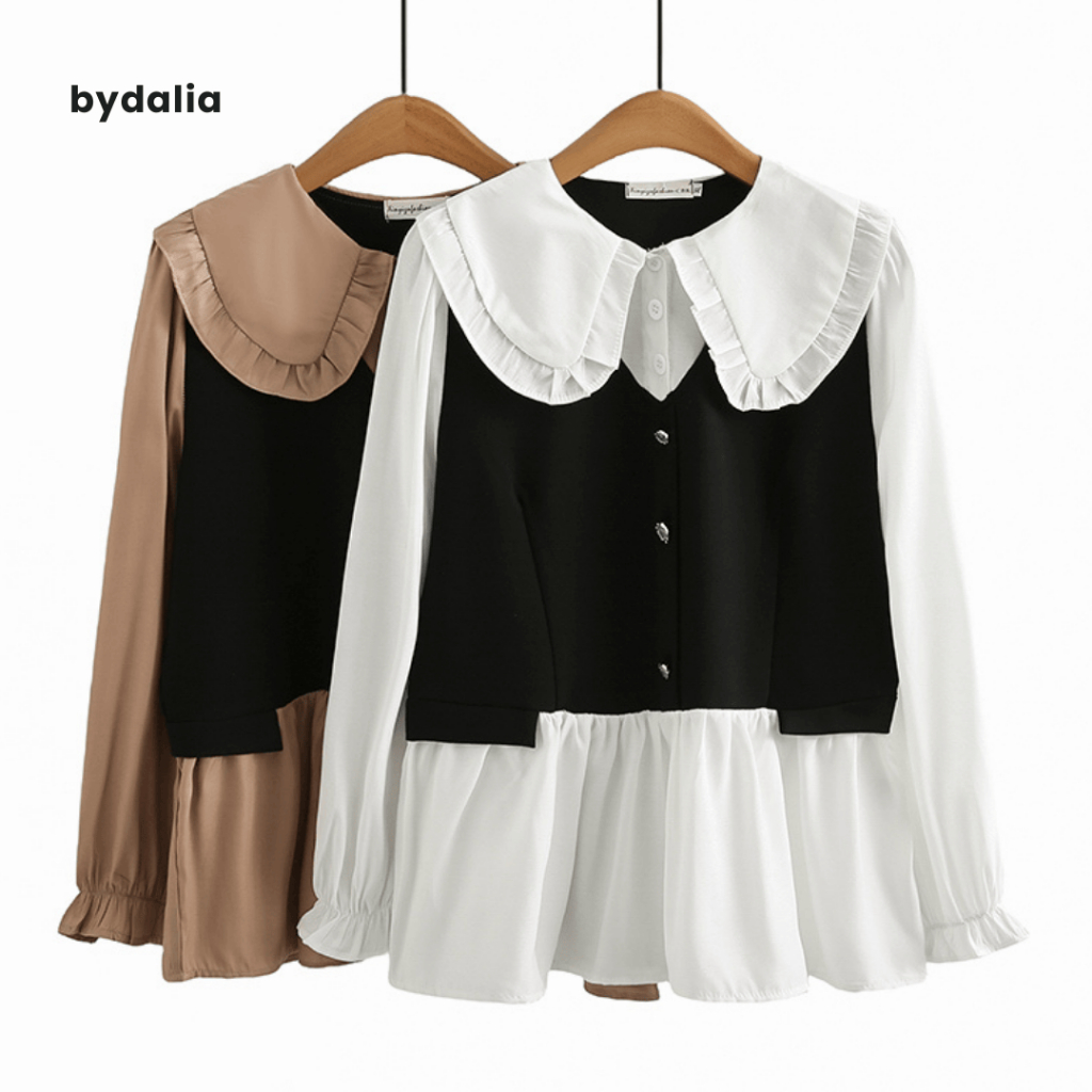 Claire Plus Size Two-in-One Top | Shopee Malaysia