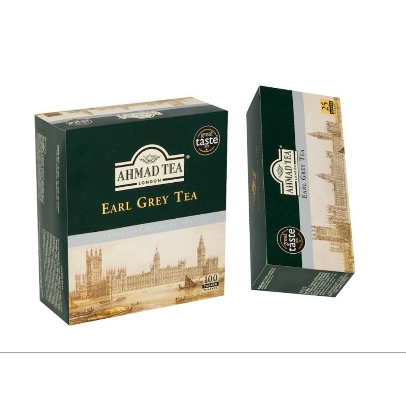 AHMAD TEA Halal Earl Grey Tea 25s |100s | Shopee Malaysia