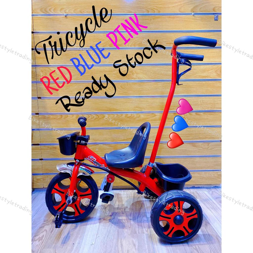 [READY STOCK] TRICYCLE WITH REAR STEERING CONTROL AND FOOTREST ...