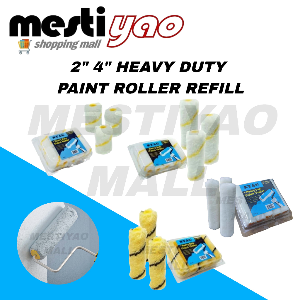 2” 4” Heavy Duty Paint Roller Refill | Shopee Malaysia