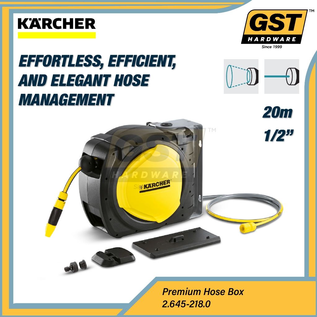 KARCHER Premium Hose Box CR7.220 Automatic Garden Hose Reel Water Hose ...