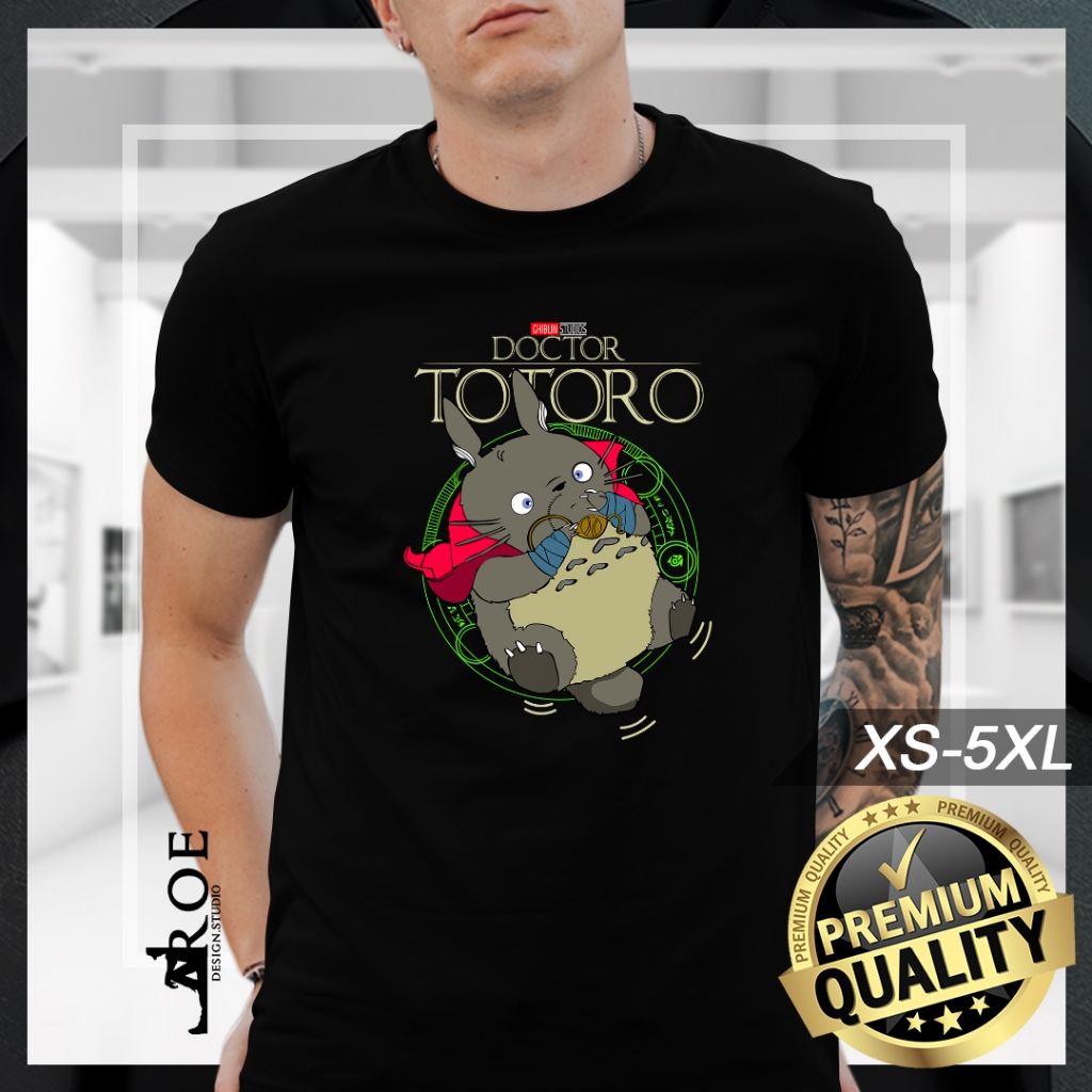 🔥 Baju Tshirt DOCTOR TOTORO GHIBLI Anime Unisex + Plus Size 🔥 | Shopee ...