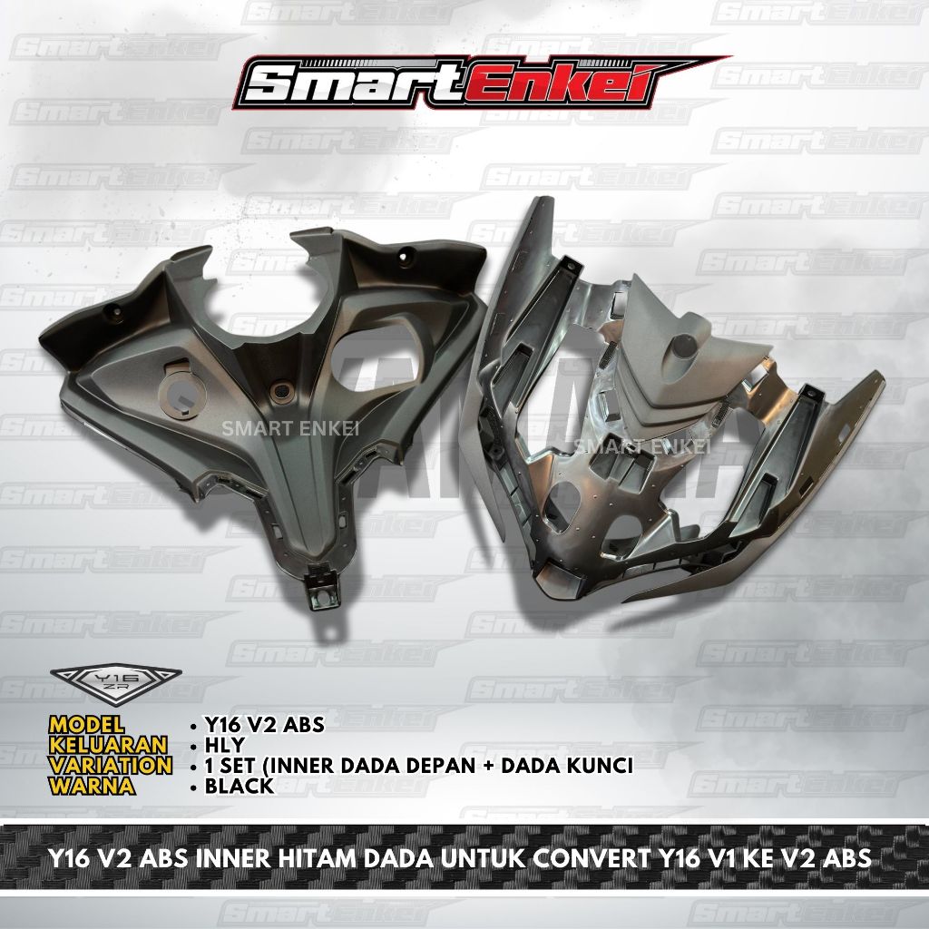 HLY-Y16 V2 ABS INNER HITAM DADA UNTUK CONVERT Y16 V1 KE V2 ABS | Shopee ...