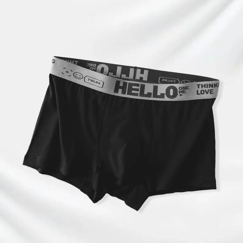 Hello Boxer Briefs/Underwear for Men (Black Color, Pack of 3/5 pcs ...