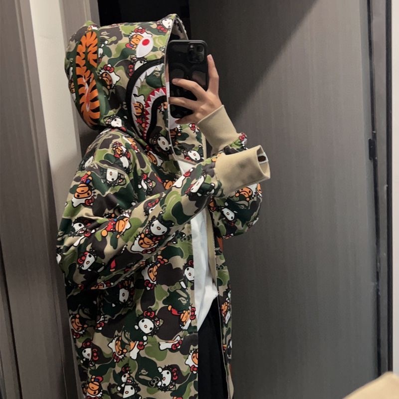 A BATHING APE® BAPE men jacket 100% original new Hello Kitty limited ...