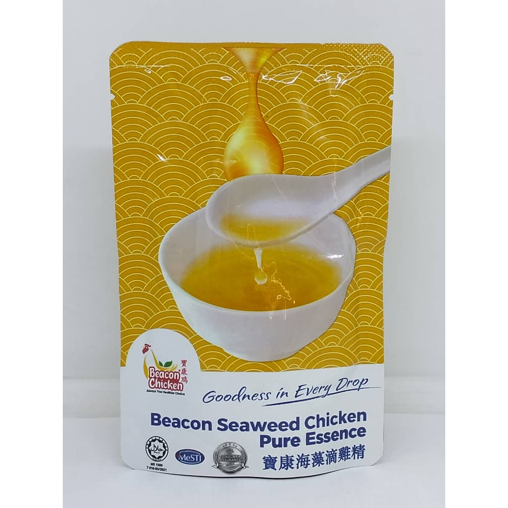 BC-BEACON SEAWEED CHICKEN PURE ESSENCE 80G/PACK | Shopee Malaysia