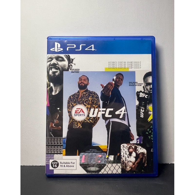 PS4-UFC 4 R3 Chi/Eng USED GAME(CD got abit scratch but no issue when ...