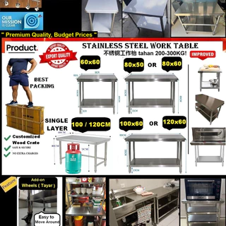 stainless steel table - Prices and Promotions - Apr 2025 | Shopee Malaysia