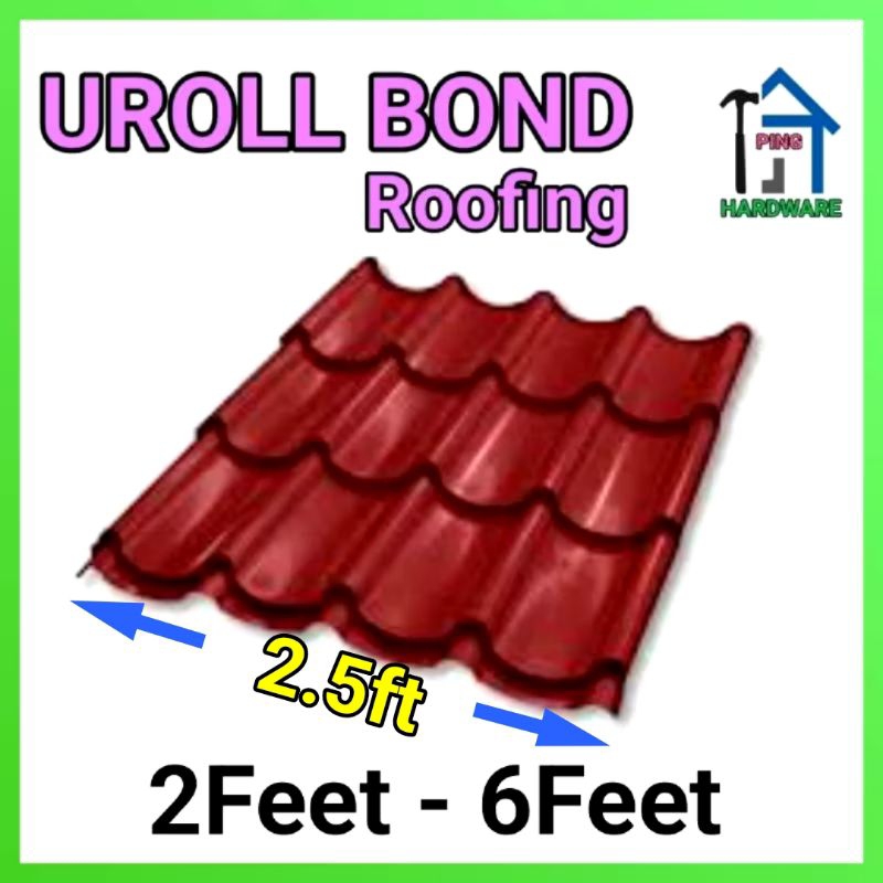UROLL BOND ROOFING 2Feet~6Feet (G28 0.36mm) | Shopee Malaysia