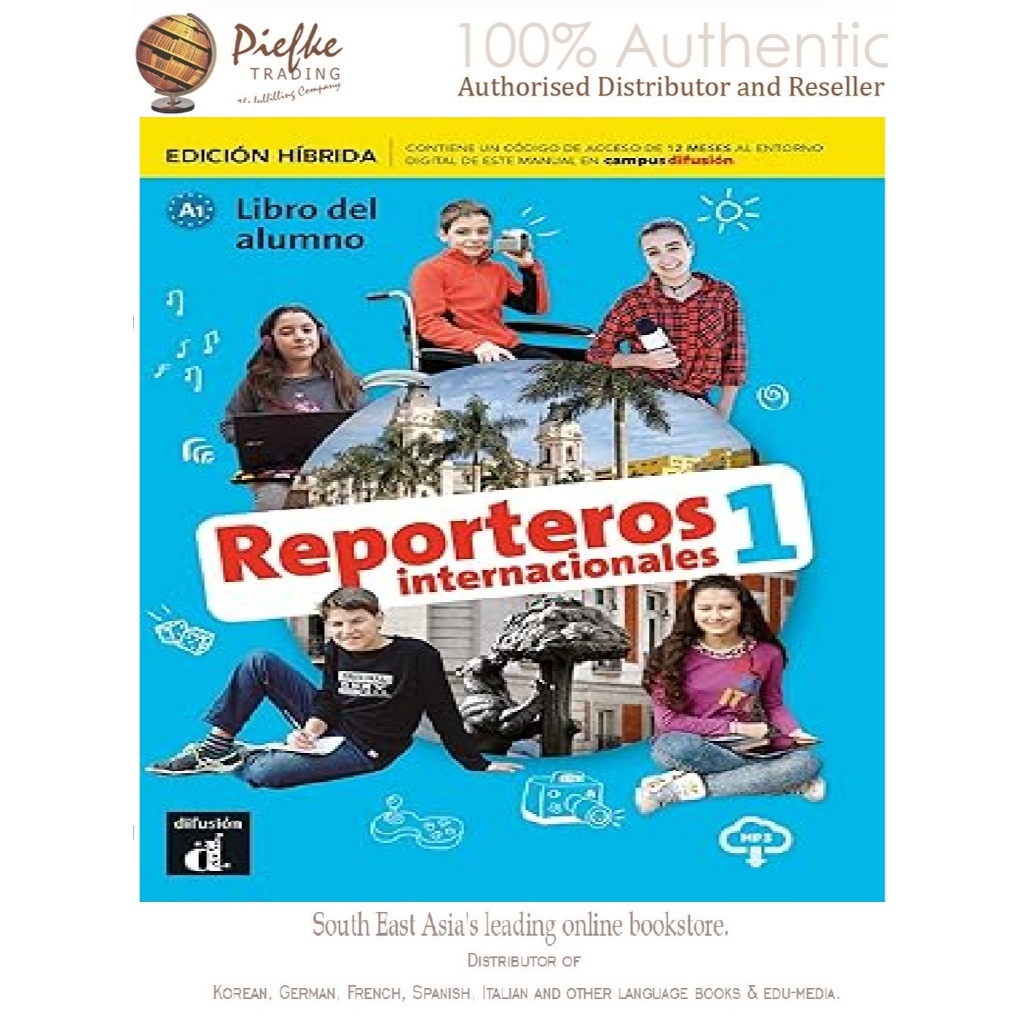 Reporteros Internacionales 1, 2 : student book, workbook hybrid ; 100% ...