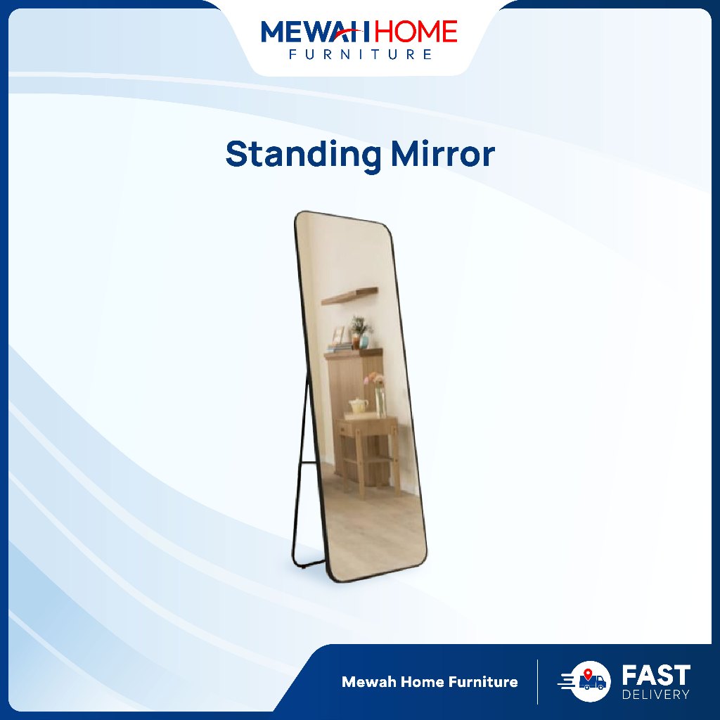 Mewah Home_Funiture_MS-332_Mirro Stand_Cermin Panjang Mirror_Ready ...
