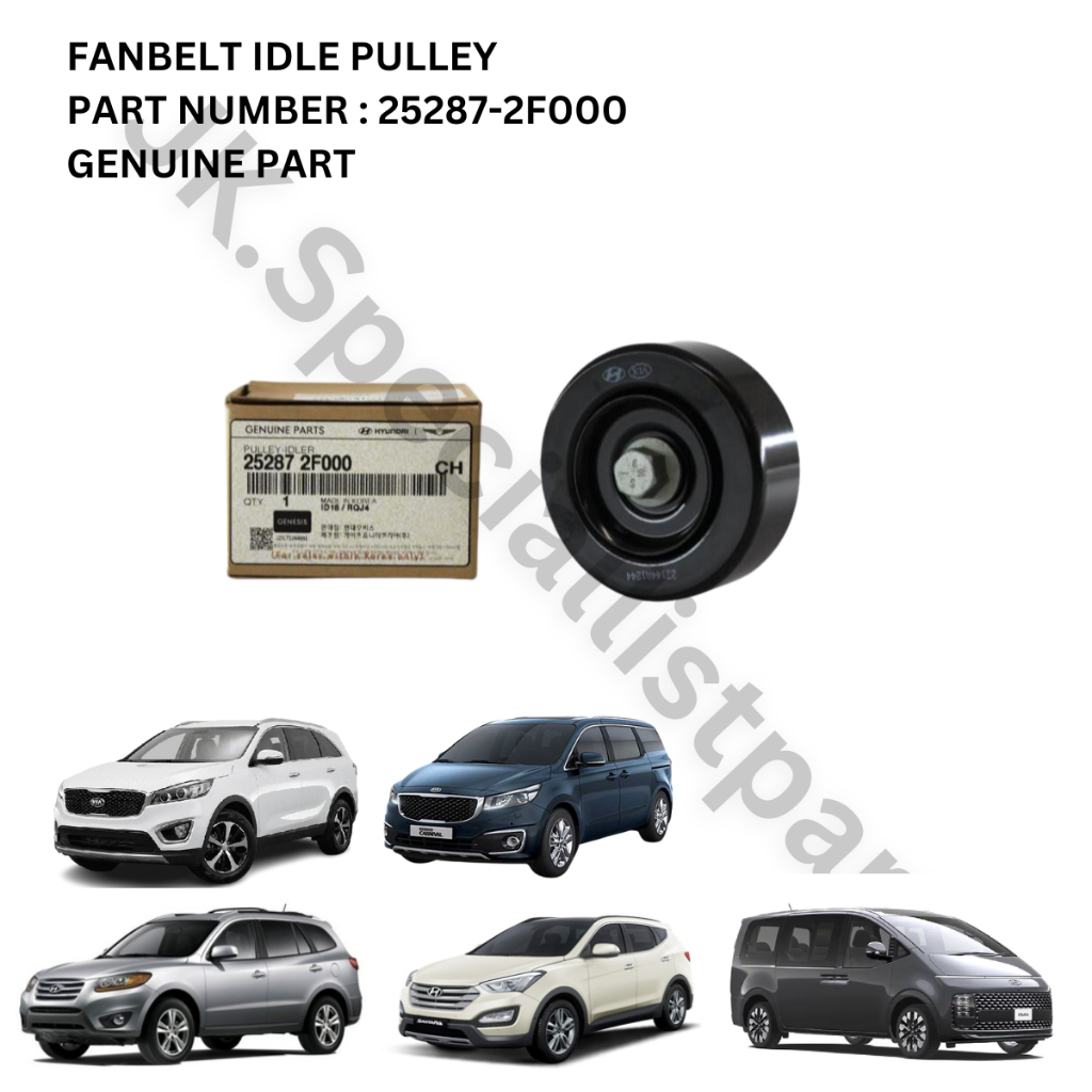 PULLEY IDLE FAN BELT (ORIGINAL) HYUNDAI SANTAFE CM / DM 2011 - 2014 ...