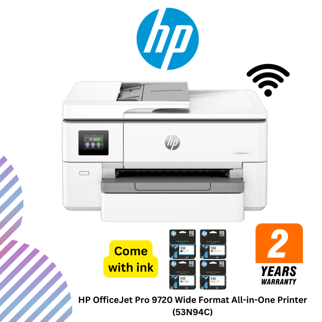 HP OfficeJet Pro 9720 A3 Wide Format All-in-One Printer | Shopee Malaysia