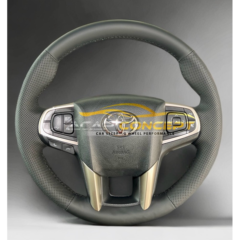 [Nappa Leather Series] Toyota Innova 2017 | Cover Steering Jahit ...