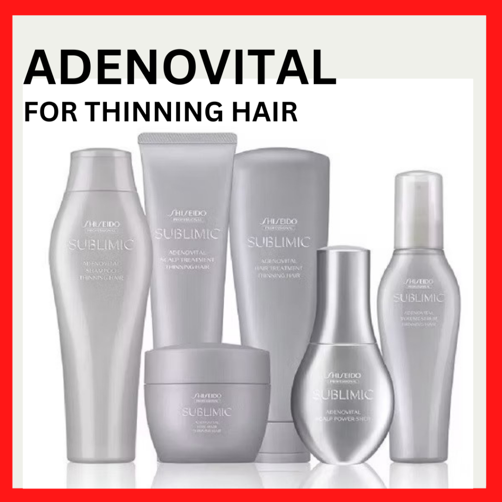 Shiseido Sublimic Adenovital For Hair Loss Scalp Care ShampooTreatmentMaskTonicPowerShotVolume ...