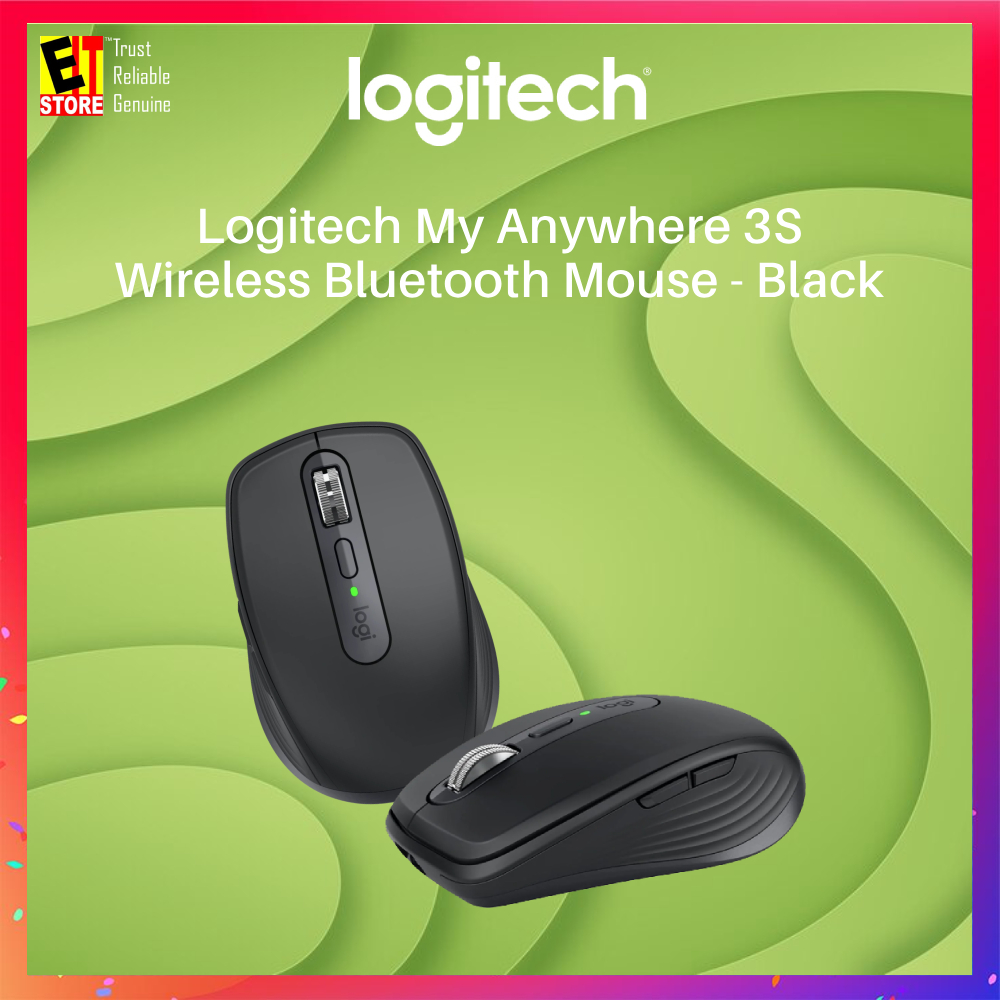 LOGITECH MX ANYWHERE 3S Compact Wireless Performance Mouse (BLACK /PINK ...