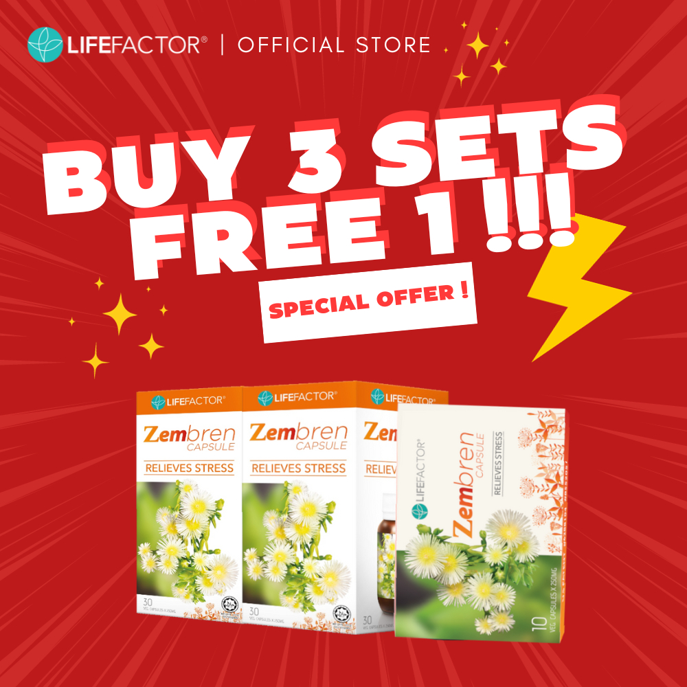[Buy 3 Sets FOC 1 Unit] LIFE FACTOR® Zembren for Stress Relief, Improve ...