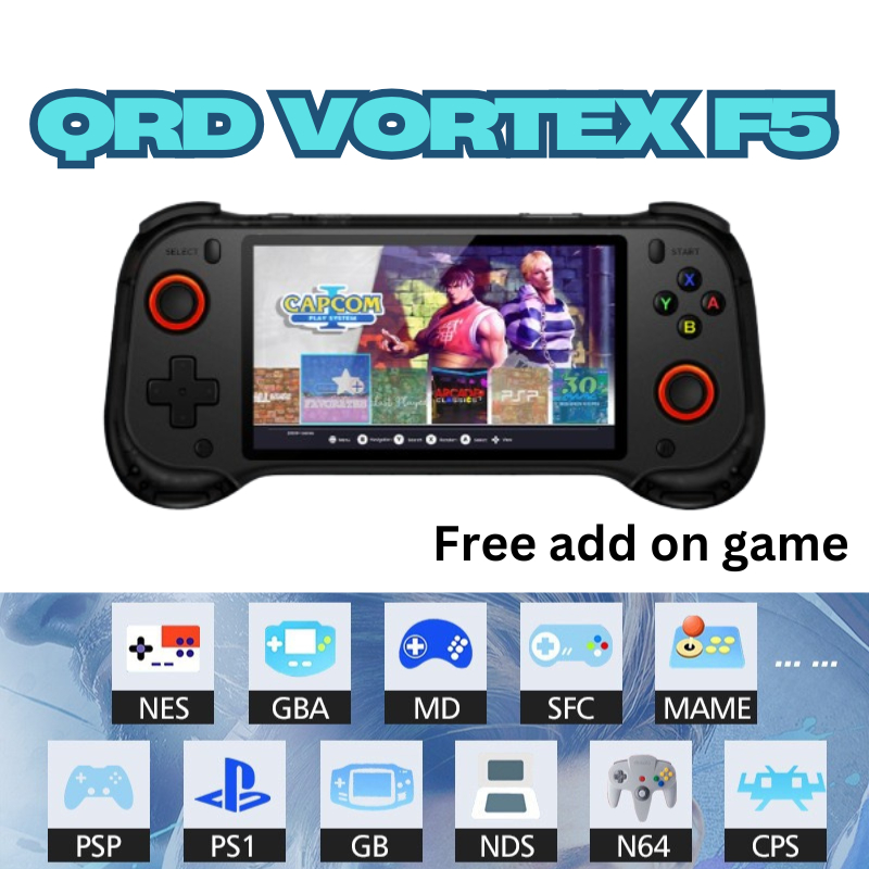 QRD Vortex F5 🇲🇾🔥128GB Storage 5.5 Inch IPS LCD Screen Pocket Game ...