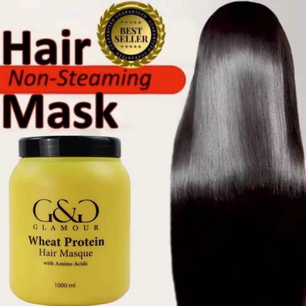 Hair Doctor Keratin Treatment Mask (1000ml) Vitamin Hair Wheat Protein ...