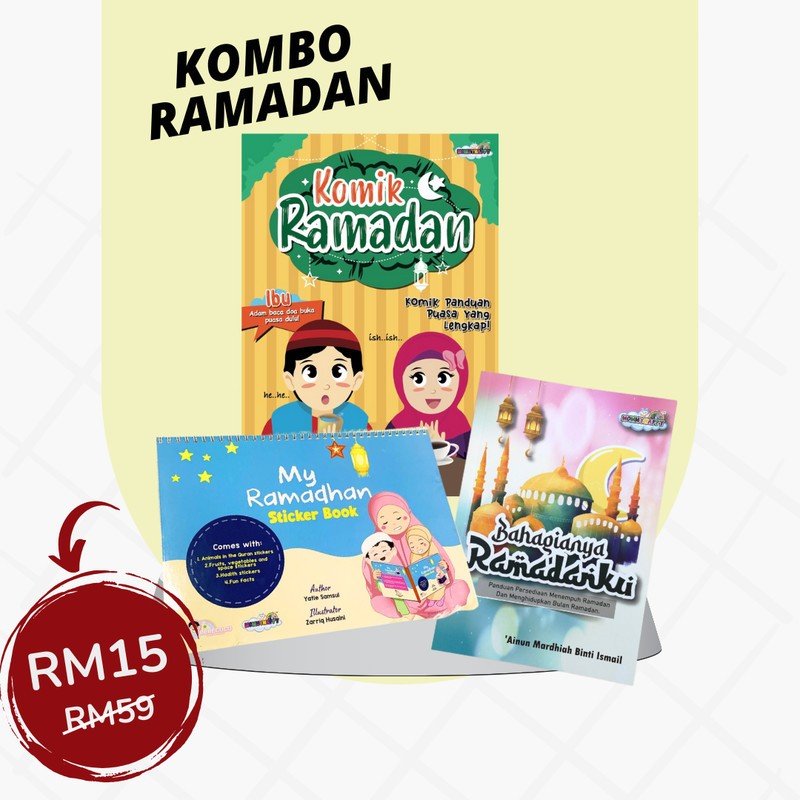 Kombo Ramadan (My Ramahan Sticker Book, Komik Ramadan & Bahagianya ...