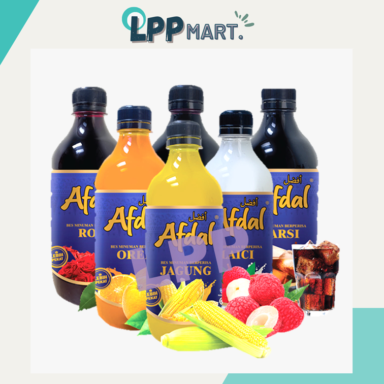 Afdal Flavoured Concentrate | Bes Minuman Berperisa | Pati Rasa Jagung ...