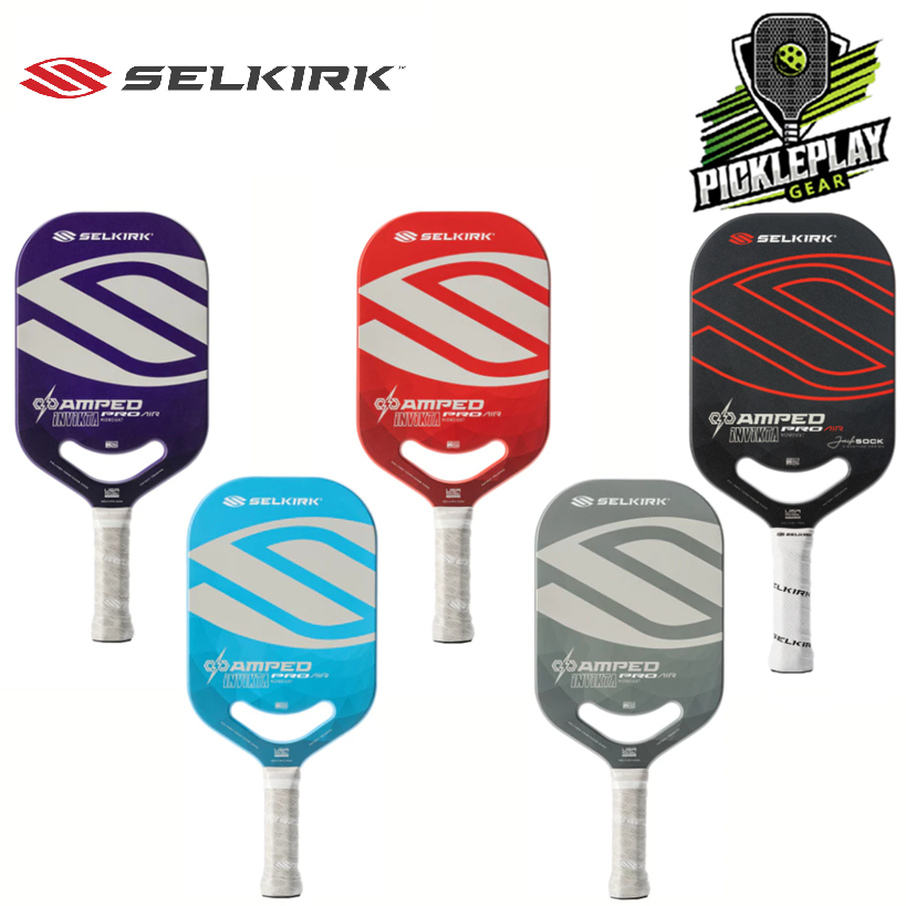 Selkirk Amped Pro Air Invikta Pickleball Paddle - Jack Sock / Winter ...