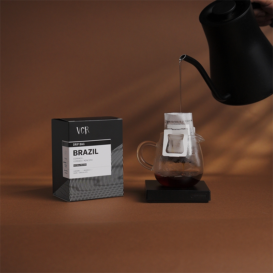 VCR Drip Bag Coffee - Brazil Cerrado (Ground Coffee) (7x10g) | Shopee ...