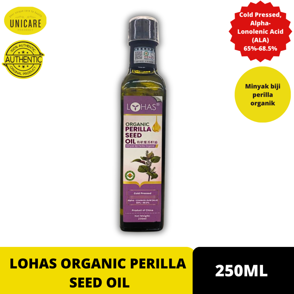 LOHAS ORGANIC PERILLA SEED OIL 250ML | Shopee Malaysia