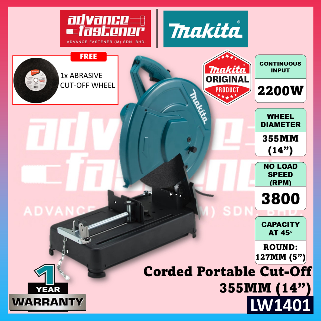 Makita LW1401 Corded Portable Cut-Off 355MM (14") | Shopee Malaysia